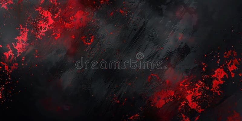 Abstract Dark Red and Black Texture with Dynamic Splashes and Strokes ...