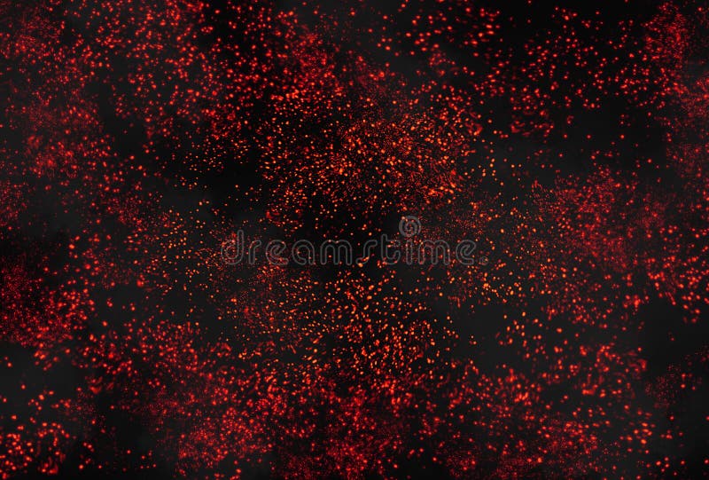 Abstract Dark Red Blaze Fire Flame Glitter Vintage Particles Texture ...
