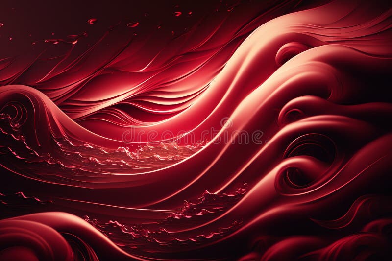 Abstract Dark Red Color Background. Colored Background. Generative AI ...