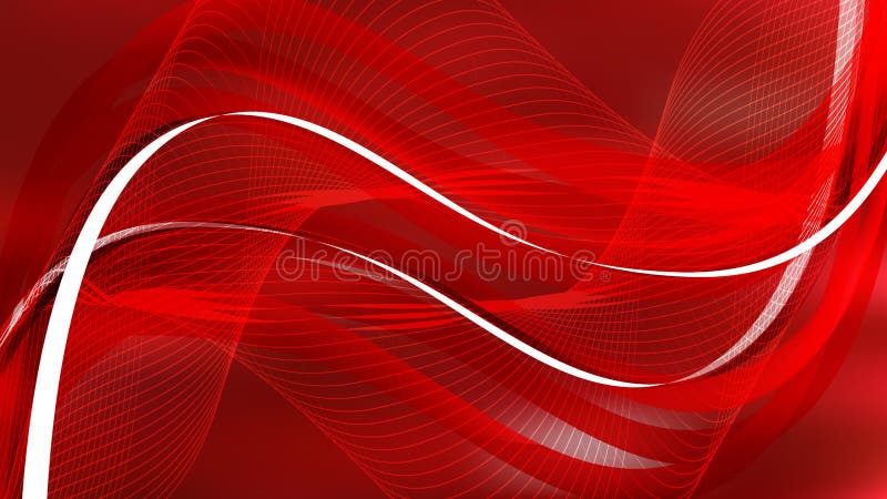 Abstract Dark Red Flowing Lines Background Stock Vector - Illustration ...