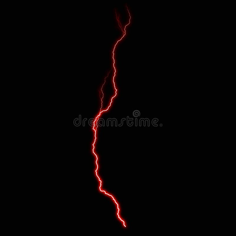 Abstract Dark Red Lighting Natural Thunder Realistic Magic Overlay ...