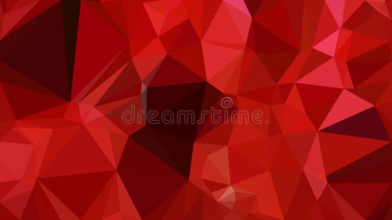 Abstract Dark Red Low Poly Background Template Design Stock Vector ...