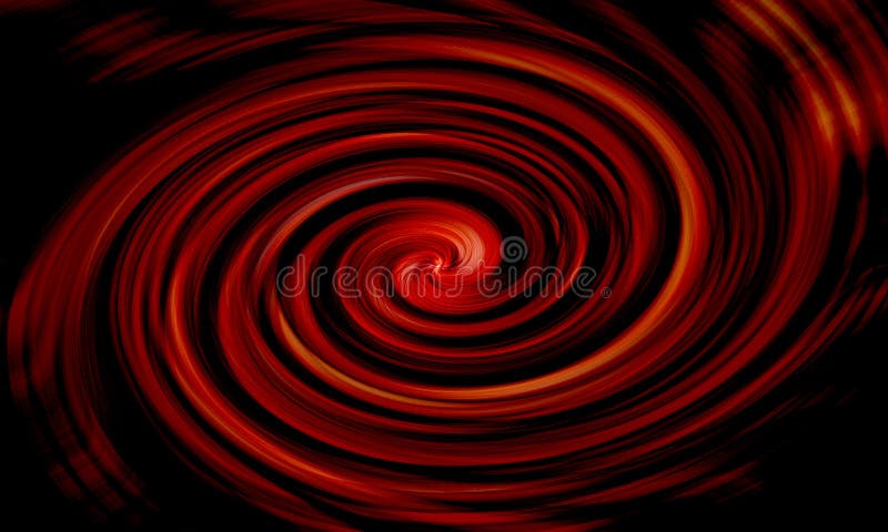 Abstract Dark Red Spiral Light Effects Background on Black Stock Photo ...