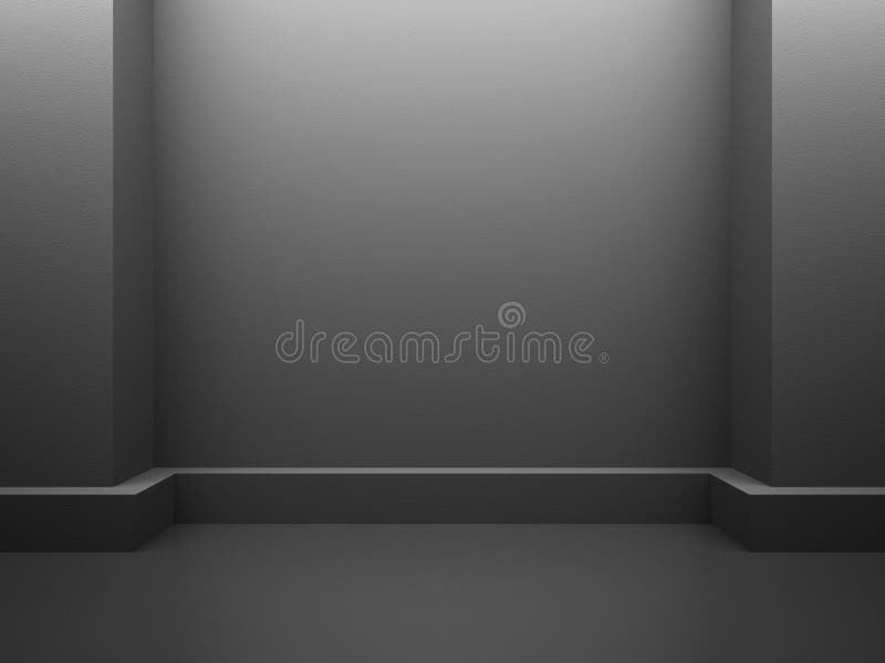 Abstract Dark Room Design Background Stock Illustration - Illustration ...