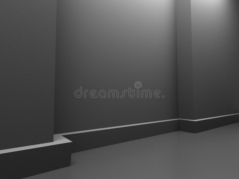 Abstract Dark Room Design Background Stock Illustration - Illustration ...