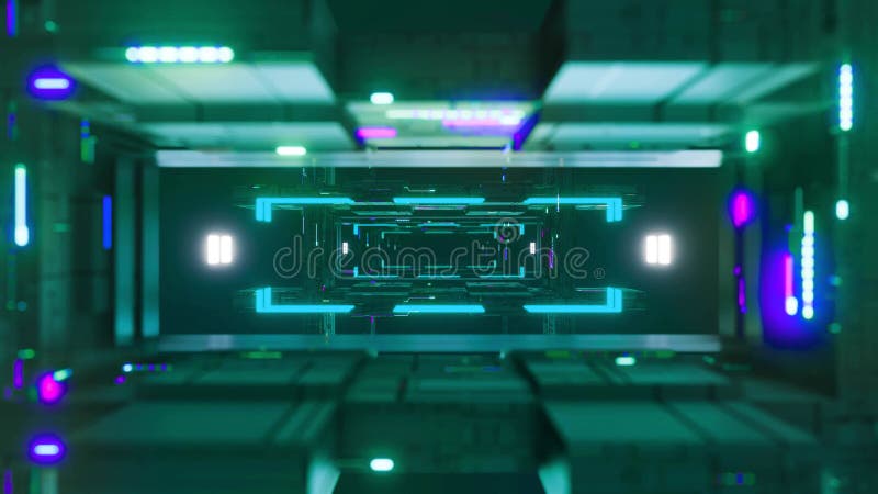 Abstract Dark Sci Fi Landscape Seamless Loop, 4k 3d Animation Background Stock Video - Video of ...