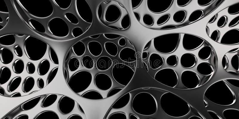 Abstract Dark Solid Steel Material. Black Metallic Stock Illustration ...
