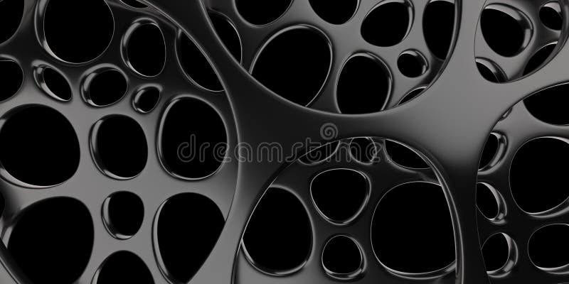 Abstract Dark Solid Steel Material. Black Metallic Stock Illustration ...
