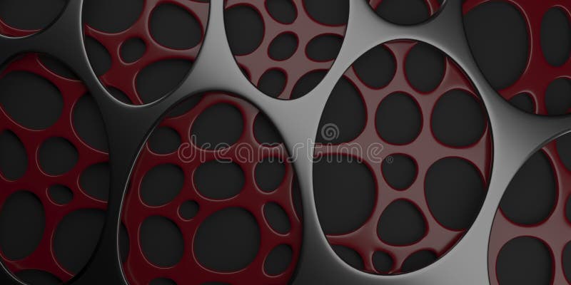 Abstract Dark Solid Steel Material. Black Metallic Stock Illustration ...