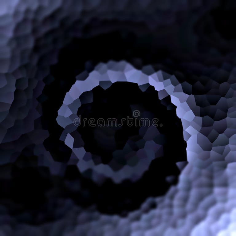 Abstract Dark Spiral Pattern with Polygonal Texture Effects Stock Illustration - Illustration of ...