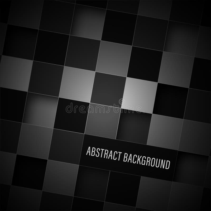 Abstract Dark Square Background. Stock Vector - Illustration of shadow ...