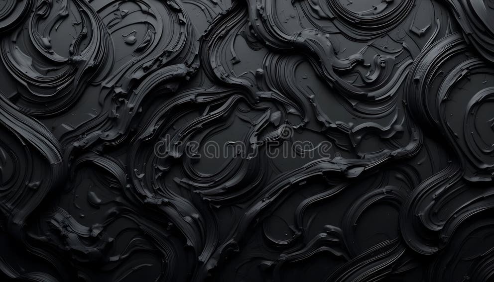 Abstract Dark Surface with Curving Lines and Deep Textured Patterns Stock Image - Image of ...