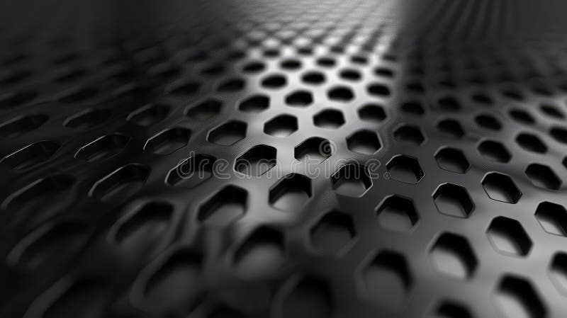 Abstract Dark Tech Geometric Background with Hexagonal Pattern and ...