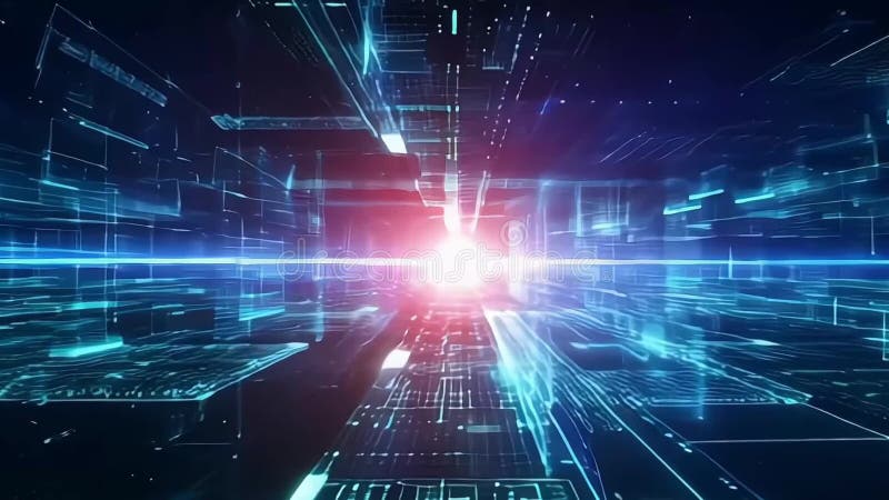 Abstract Dark Technology Background, Advanced Technology, Computer ...