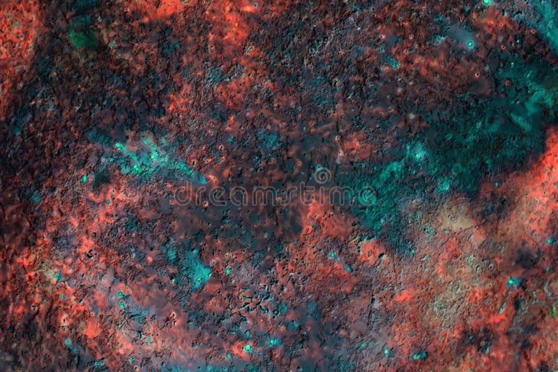 An Abstract Dark Texture with Spots of the Color of Bleached Coral and ...