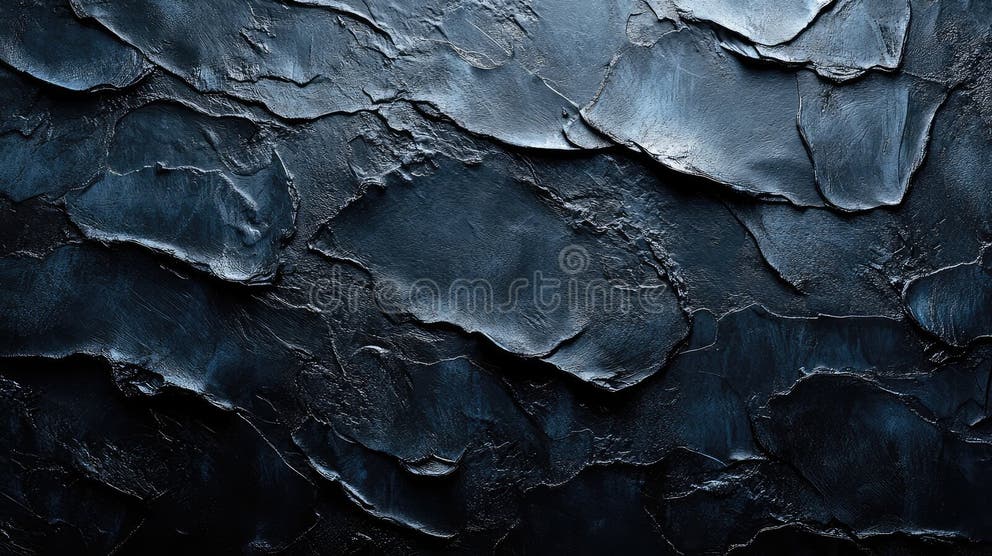 Abstract Dark Textured Surface with Intricate Relief Patterns Creating ...