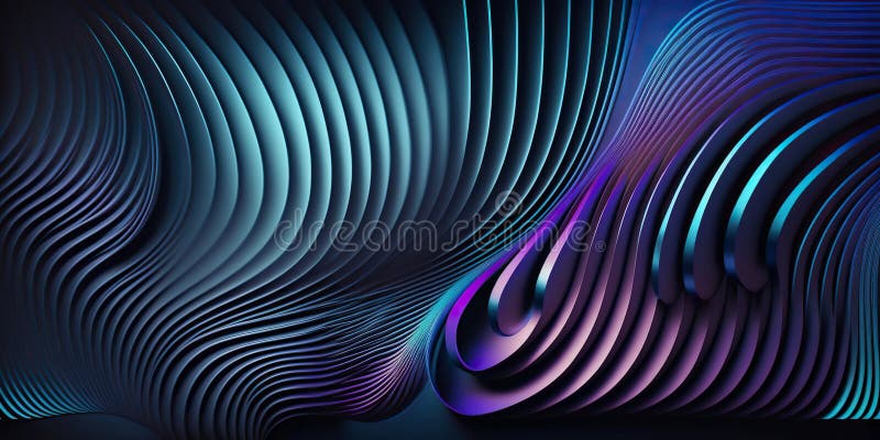 Abstract Dark Themed Line Realistic Background, Generative AI Stock ...