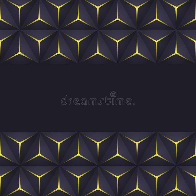 Abstract Dark Triangle Frame Background Stock Vector - Illustration of ...