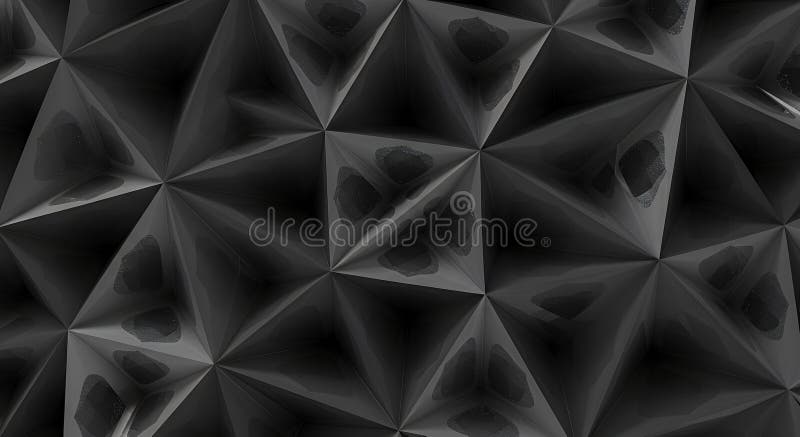 Abstract Dark Triangle Pattern with Shadows for Modern Background Stock ...