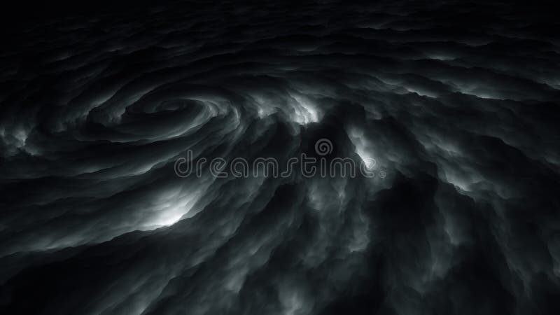 Abstract Dark Twisting Tornado Storm Cloud Formation Loop Stock Video ...