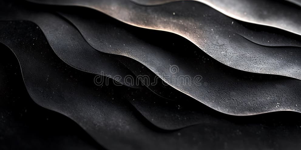 Abstract Dark Wave Texture Background Elegant Decorative Waves Dark ...