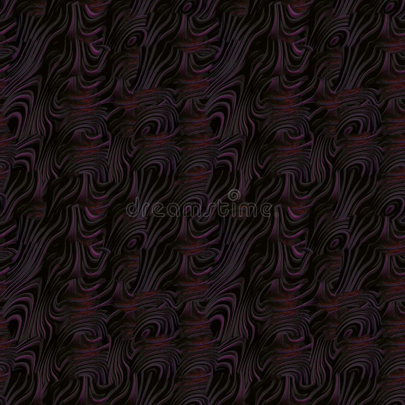 Abstract Dark Wave Texture. Seamless Texture Pattern Stock Illustration ...