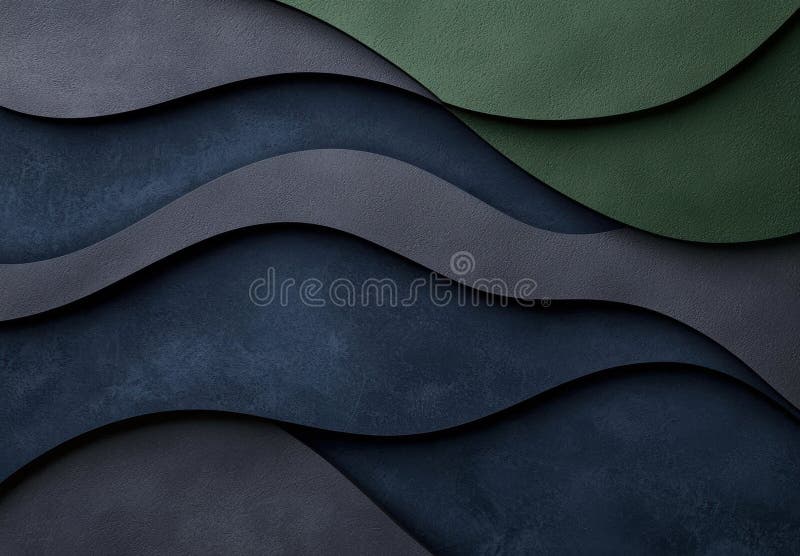Abstract Dark Wavy Background Stock Illustration - Illustration of ...
