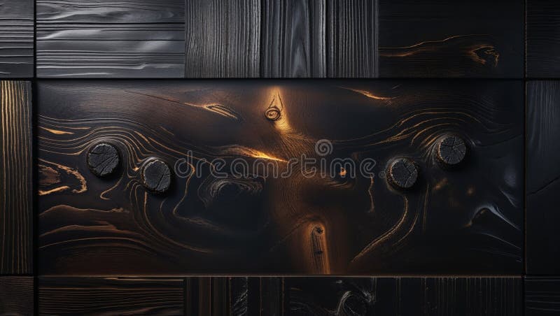 Abstract Dark Wood Block Texture Background. Stock Image - Image of ...