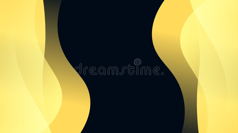 Abstract Dark Yellow Light Liquid Color with Geometric Shape Background ...