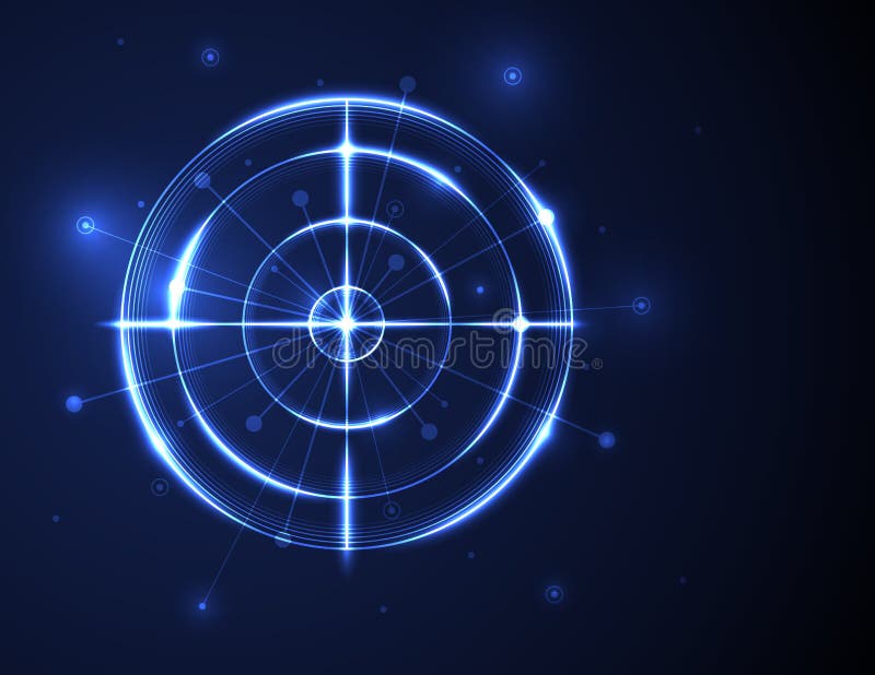 Abstract Dart Target on Blue Background Business Target Goal Concept ...