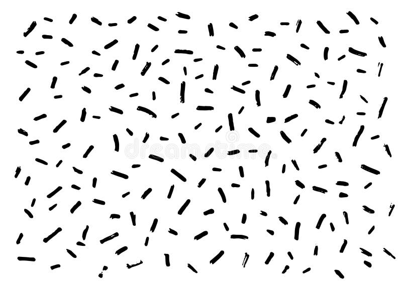 Abstract Dash Vector Pattern, Memphis Style Background with Small ...