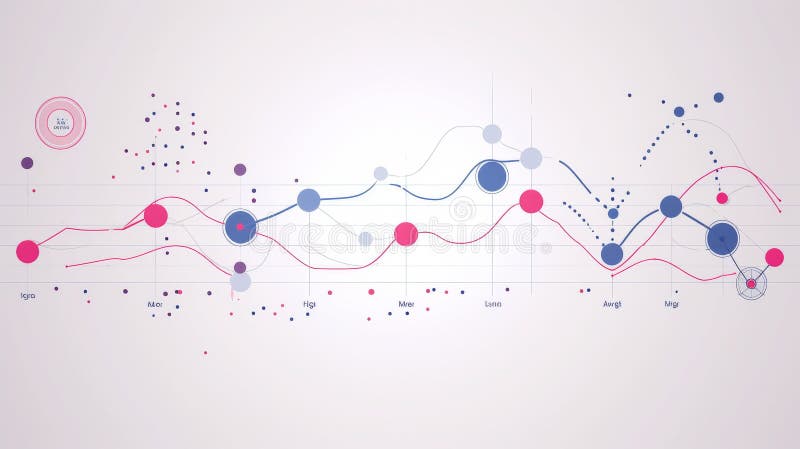 Abstract Data Analysis Visualization Stock Illustration - Illustration of stylish, modern: 319251463