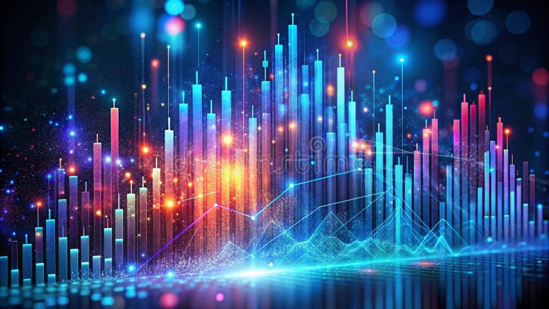 Abstract data background. stock illustration. Illustration of ...