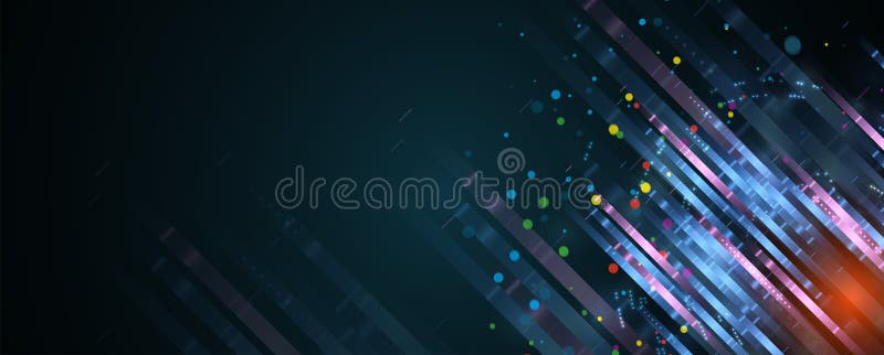 Abstract Data Background. Futuristic Technology Style. Elegant Digital ...