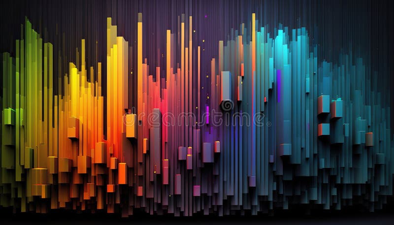 Abstract Data Background. UI UX Design Stock Illustration ...