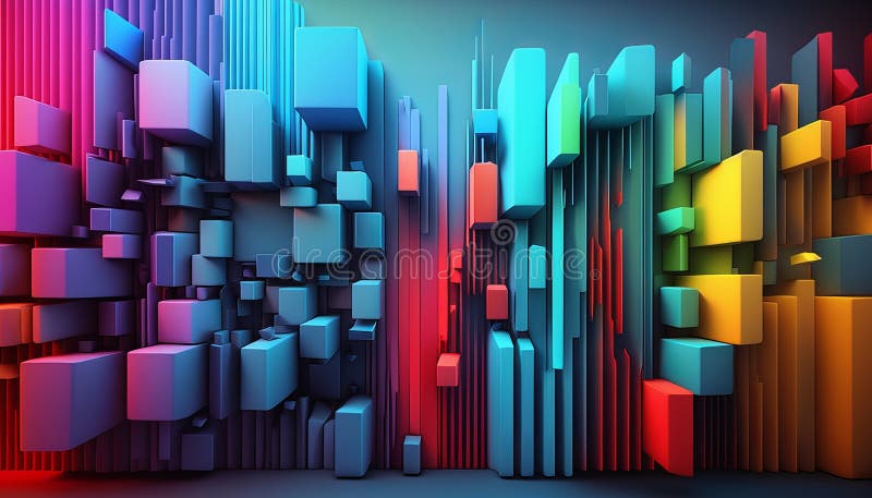Abstract Data Background. UI UX Design Stock Illustration ...
