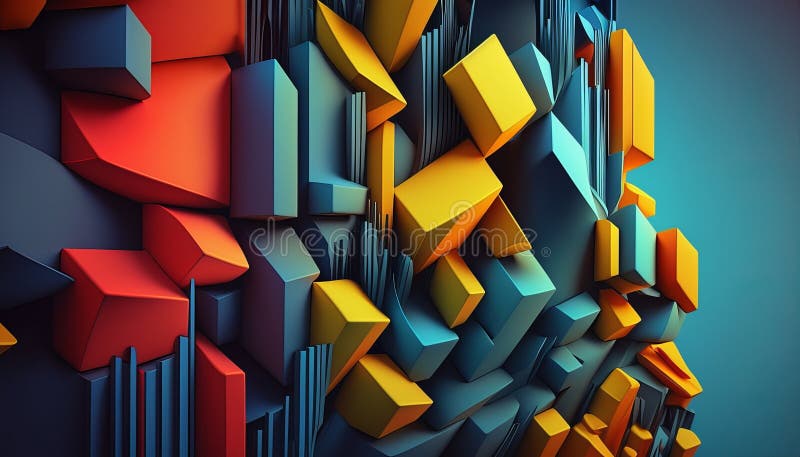 Abstract Data Background. UI UX Design Stock Illustration ...