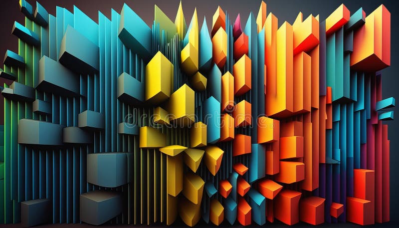 Abstract Data Background. UI UX Design Stock Illustration ...