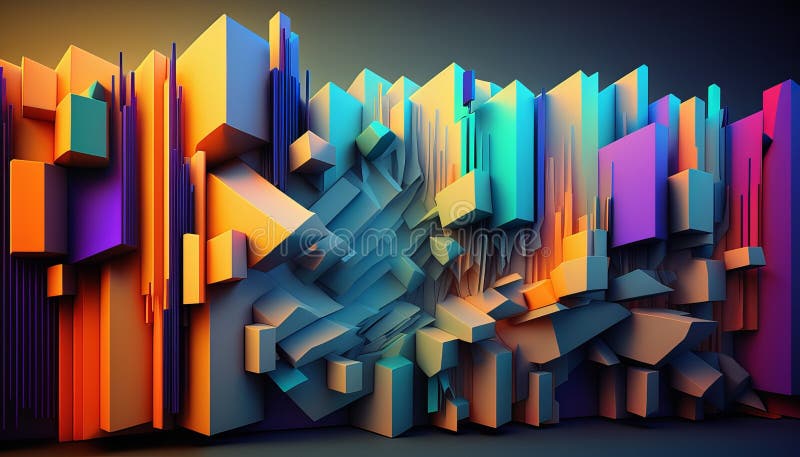 Abstract Data Background. UI UX Design Stock Illustration ...