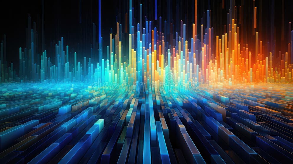 Abstract data backgrounds stock illustration. Illustration of ...