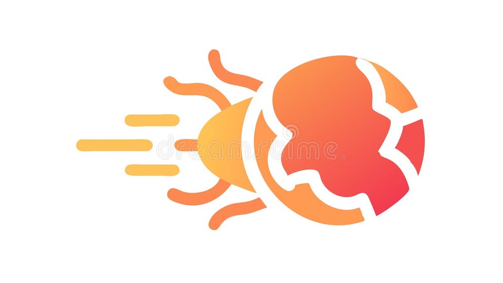 Abstract Data Burst Icon, Network Communication, or Starburst Element ...