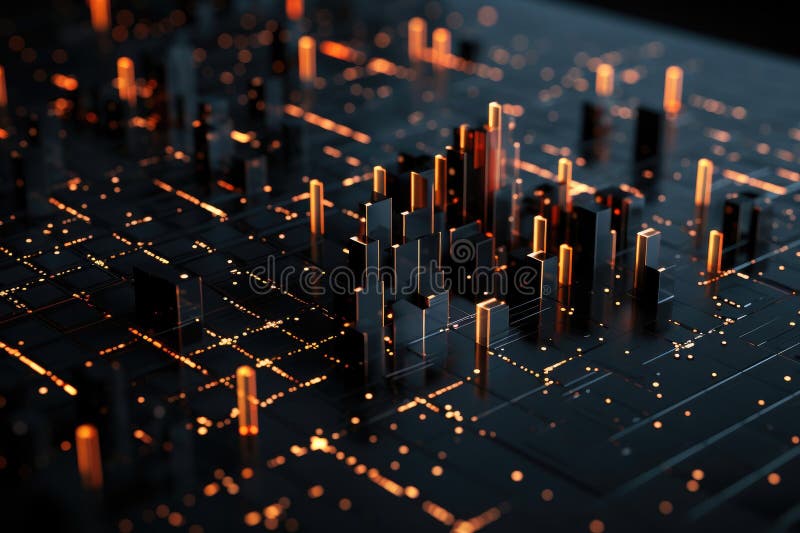 Abstract Data Center Database Data Storage Backup Cyber Security