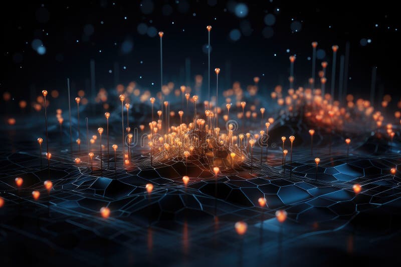 Abstract Data Center Database Data Storage Backup Cyber Security
