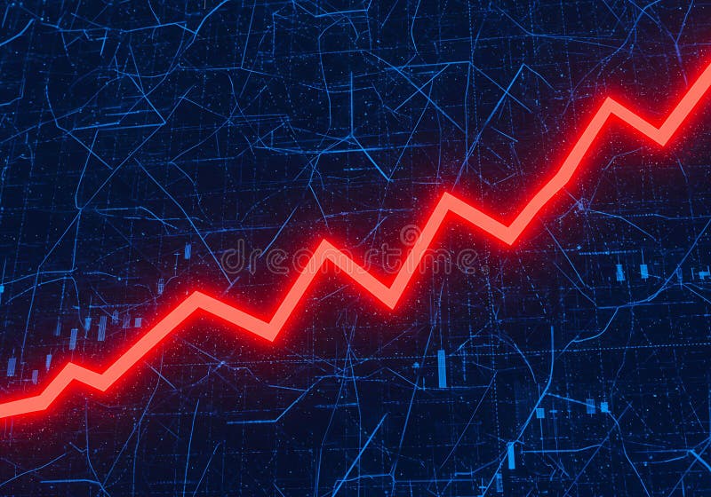 Falling Red Trend Line Stock Illustrations – 347 Falling Red Trend Line ...