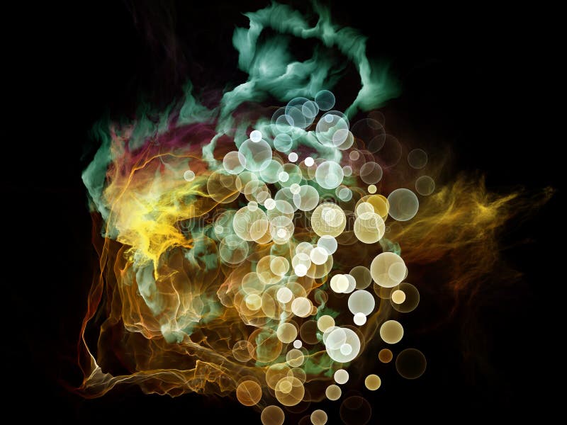 Abstract Data Cluster stock illustration. Illustration of mathematics ...