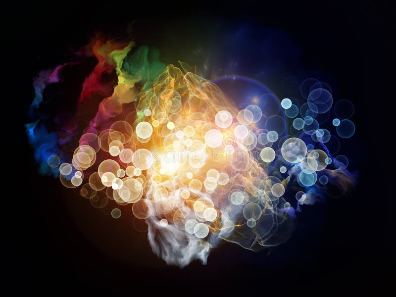 Abstract Data Cluster stock illustration. Illustration of science ...