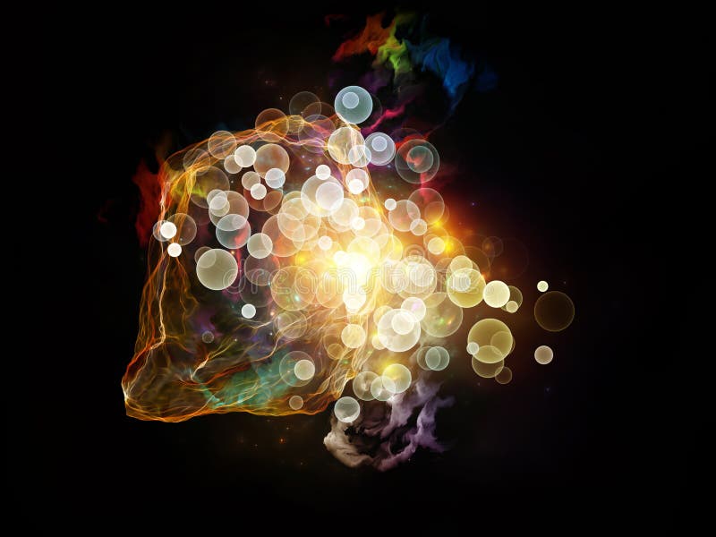 Abstract Data Cluster stock illustration. Illustration of digit - 210409411