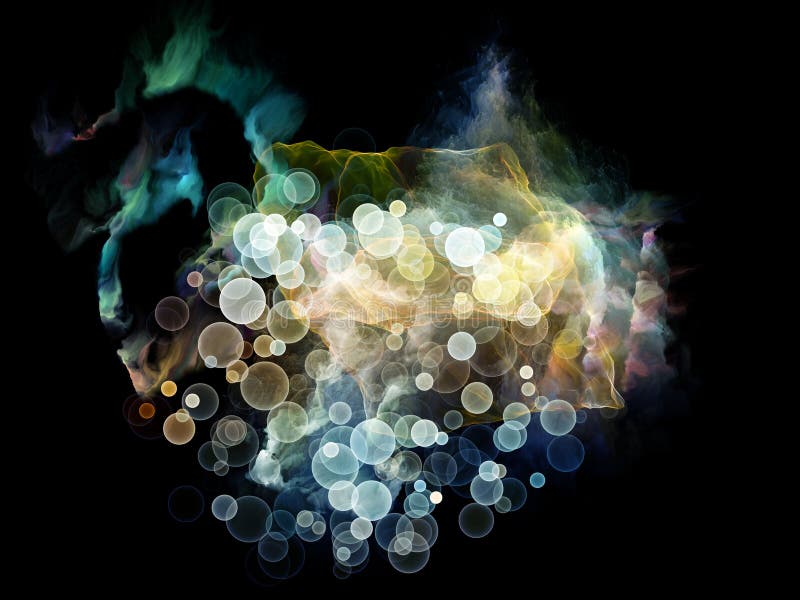 Abstract Data Cluster stock illustration. Illustration of digit - 221082041