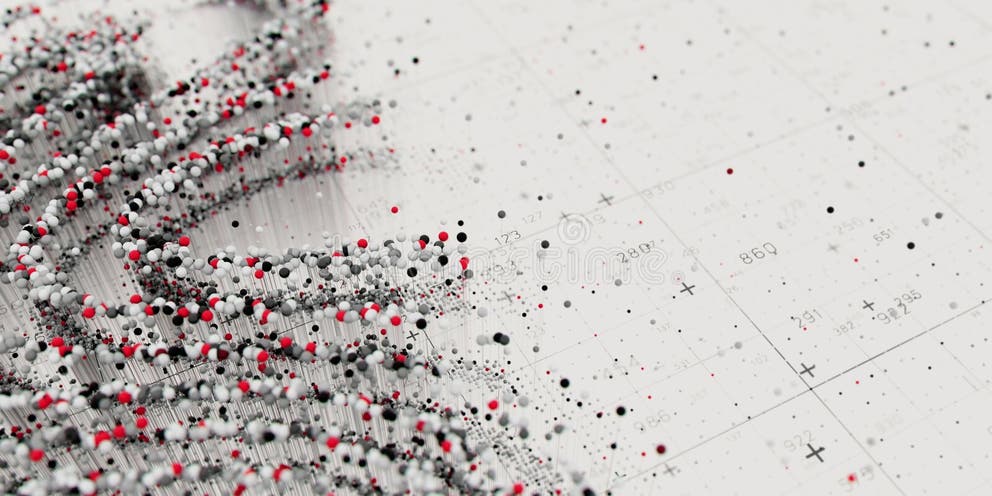 Abstract Data Clusters Visualization. AI Technology Neural Patterns Stock Photo - Image of ...