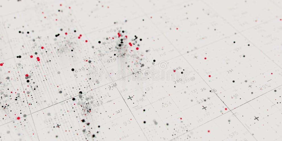 Abstract Data Clusters Visualization Ai Technology Neural Patterns